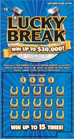 1449 - Lucky Break - Rhode Island Lottery