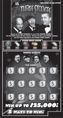 1473 – The Three Stooges - Rhode Island Lottery